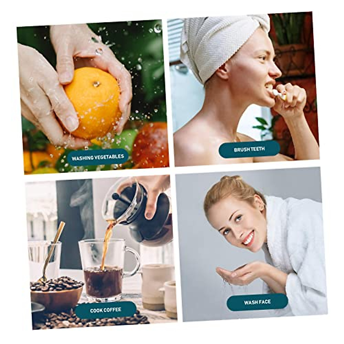 DOITOOL Filter Element House Water Filter Water Bottle Filter Ceramic Water Filter Reverse Osmosis System Under Sink Water Filter Zero Water Replacement Filter Water Filter Element Plastic