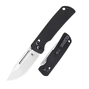 Kizer Pocket Knife 20CV Steel Folding Knives, Aluminum Handle Outdoor Tools, Thumb-stud Openers EDC Knife Ki4481A1