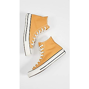 Converse Men's Chuck 70 Classic High Top Low Sneakers, Multicolour Sunflower Black Egret 721, US:5