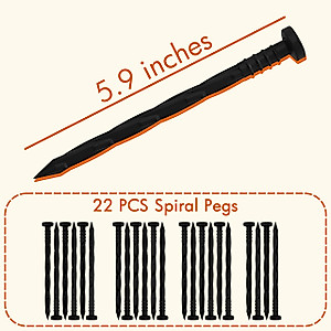 Gardzen 1.5" x 20' Landscape Edging Kit, Garden Edging Coil Comes with 24 Pcs Spikes, No Dig Lawn Border Design