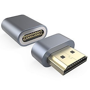 Magnetic hdmi Adapter with 20Pins Type A hdmi Female and Male Port