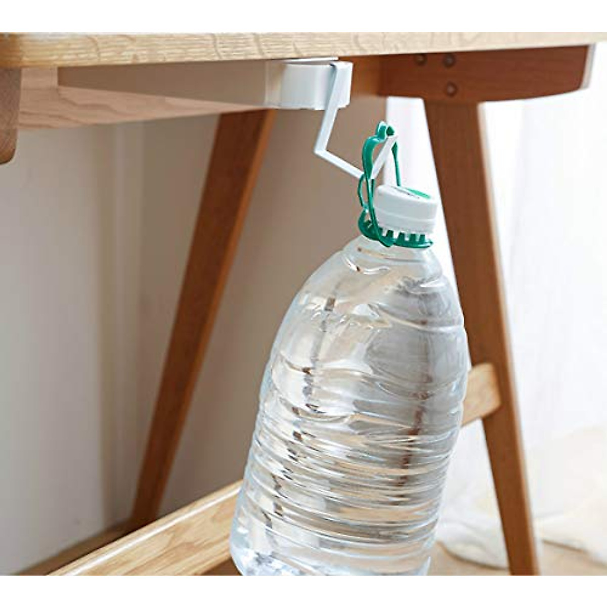 Under Table Drawer, Hidden Self-Adhesive Tray Drawer,Under Desk Holder Storage Box, Stationery Pencil Storage Drawer Organizer for Office/School/Kitchen (Pink)