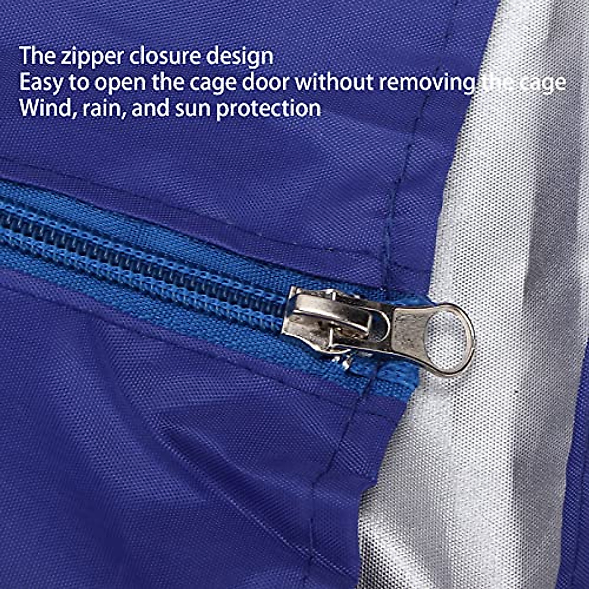 ENTHUSRI Bird Cage Cover Breathable Bird Cage Warm Cover Square Waterproof Cover for Birds