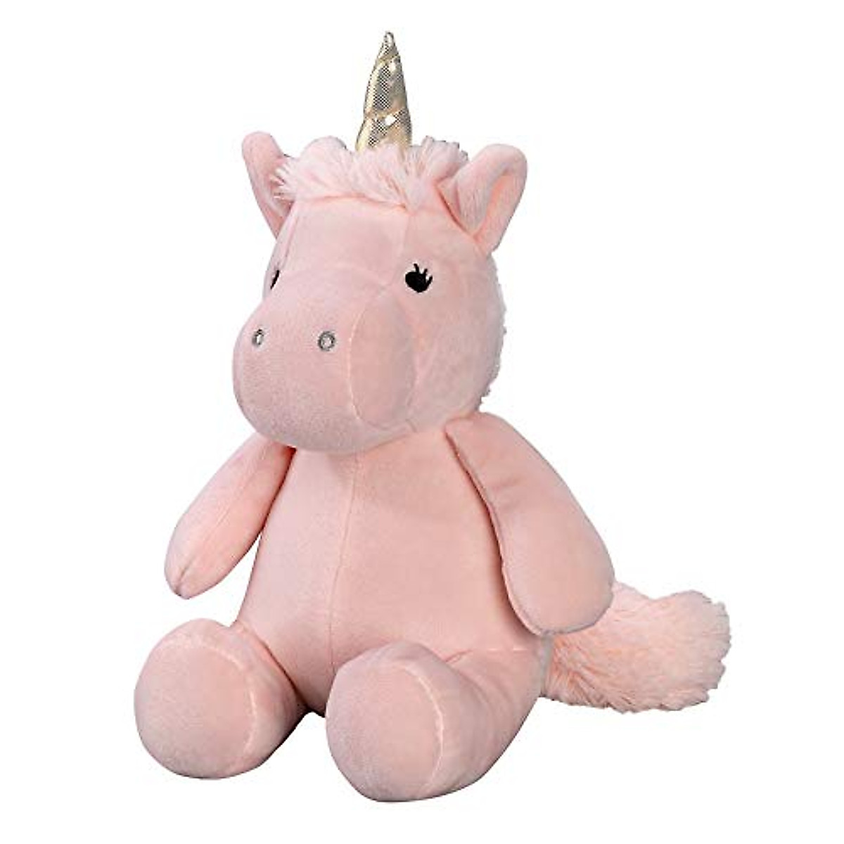 Bedtime Originals Rainbow Unicorn Plush Unicorn, Pearl/Pink , 6.5x9x10 Inch (Pack of 1)