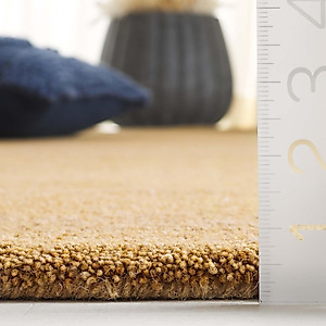 SAFAVIEH Himalaya Collection Area Rug - 6' x 9', Gold, Handmade Wool, Ideal for The Living Room, Bedroom, Dining Room (HIM451D-6)