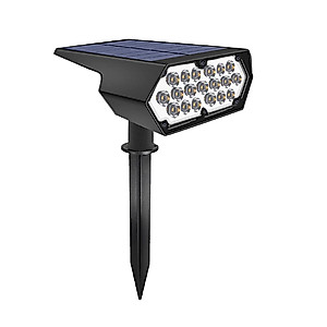 ZHUANYIYI Outdoor Solar Lawn Spotlights, Waterproof Landscape Lights Inserted in The Courtyard, All-Weather Home Garden Pavement Decorative Lights