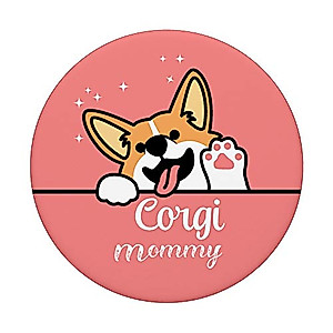 Corgi Lover Gifts For Women Corgi Mom PopSockets Grip and Stand for Phones and Tablets