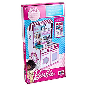 Theo Klein 2 In 1 Barbie Pretend Play Toy Kitchen and Dollhouse and Epic Chef Wooden Pretend Play Toy Kitchen Playset for Kids Ages 3 and Up