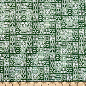 The Lion King Tribal in Green Quilt Fabric By The Yard