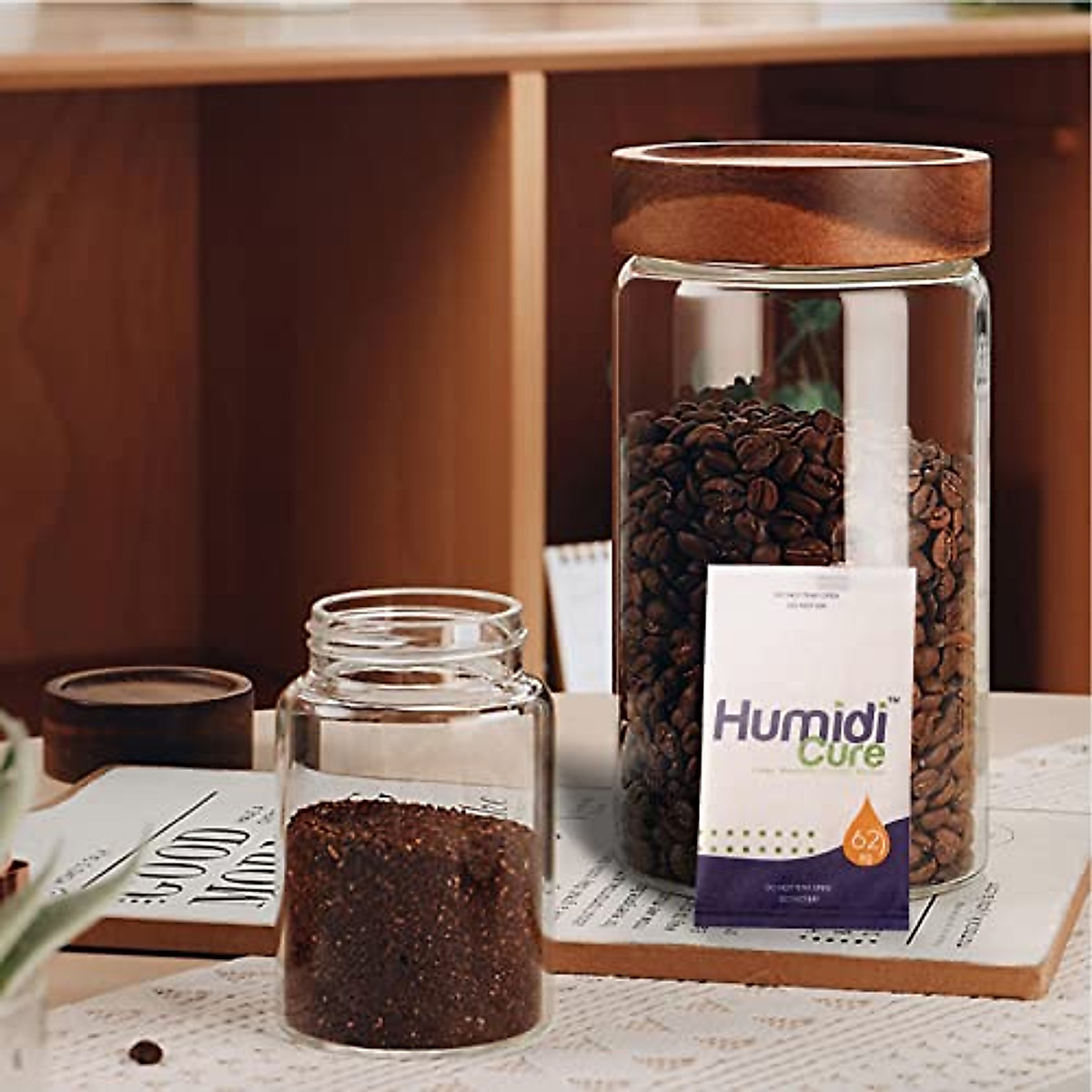 Humidi-Cure RH62% Humidity Packs,2-Way Humidity Control Packs,10Pack 62 Humidity Packets with RH Indicator Card,Size 4G