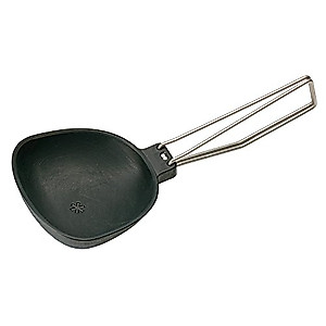 Snow Peak Folding Nylon Cooking Ladle for Camping/Hiking, Black