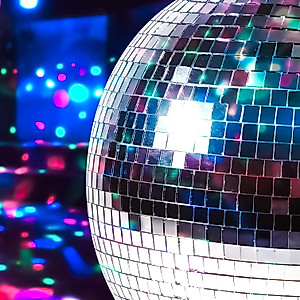 Trademark Innovations Disco Ball 12 Inch Disco Ball Chandelier Disco Ball for Ceiling