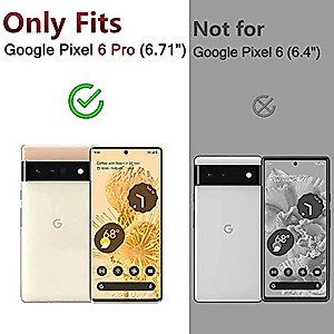 ANTSHARE Designed Google Pixel 6 Pro Case,Waterproof Shockproof Clear Protective Case with Built-in Screen Protector,Full Body Case Slim Cover for Pixel 6 Pro 6.7 Inches(Black/Clear)