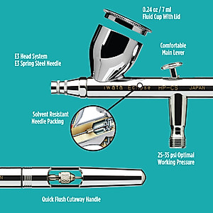 Iwata-Medea Eclipse HP CS Dual Action Airbrush Gun / Gravity Feed