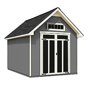 Handy Home Products Tribeca 10x12 Do-It Yourself Wooden Storage Shed with Floor