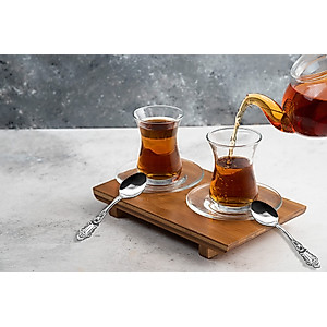 DecorRack 12 pieces Teapoons, Food Grade Stainless Steel Teaspoons, 5.5 inches, Flatware for Home, Restaurant, Dishwasher Safe. (12 Pack)