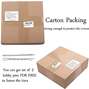 Kilshye Baroque Black Crown Rhinestone Queen Crowns Crystal Vintage Tiara Wedding Bridal Adult Tiaras Prom Costume Hair Accessories for Women and Girls (A- Black)