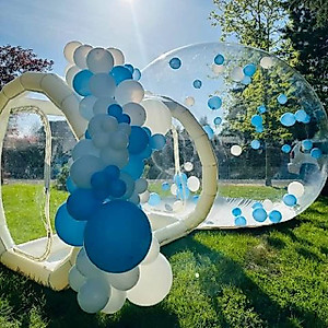 Inflatable Bubble House Kids Party Transparent Dome 10ft Inflatable Camping Tent with 950W Blower Suitable for Home Party, Malls, Parks Event Exhibition (Bubble Diameter 10ft)