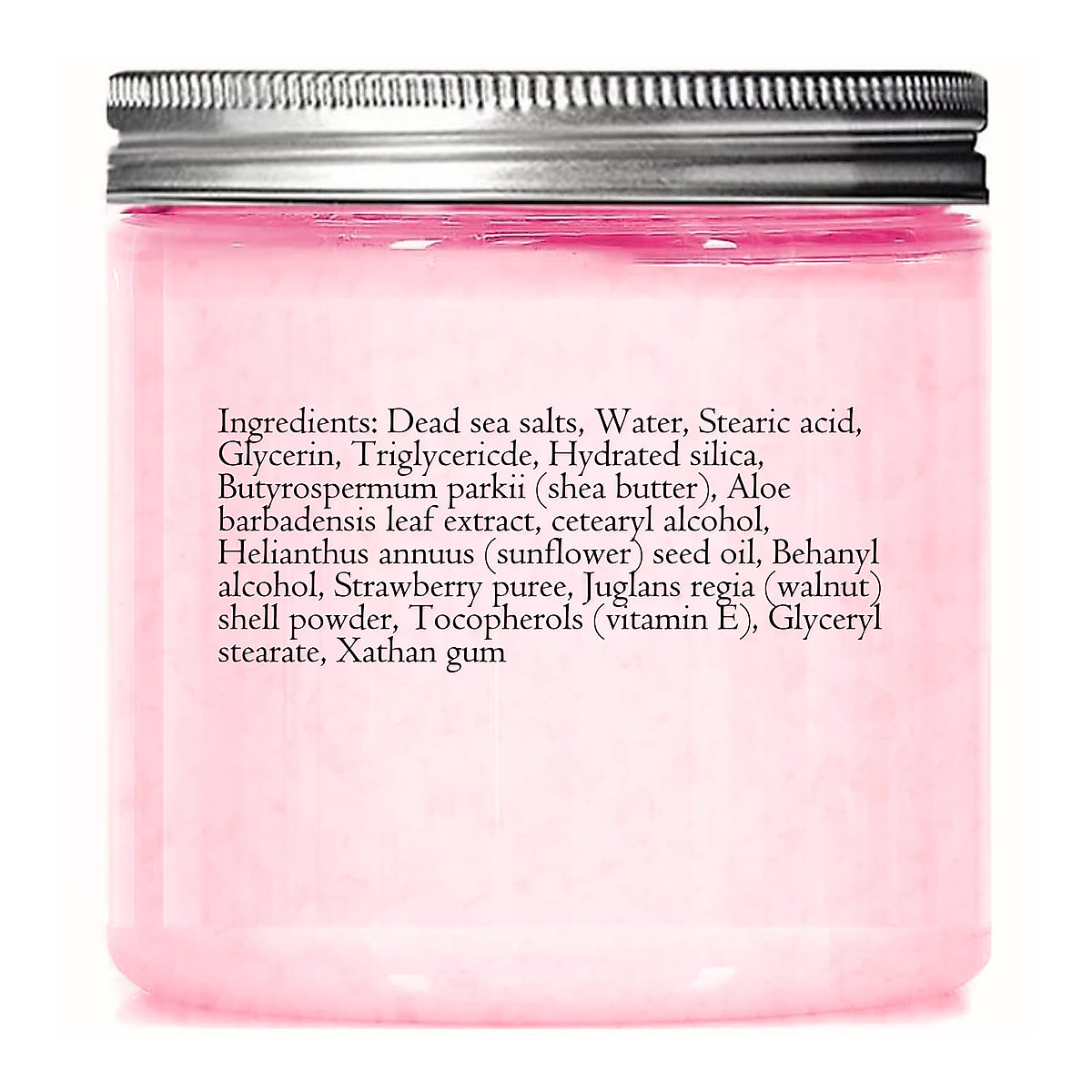Essentially KateS Strawberry Ice Cream Body Scrub 10 oz - Pack of 1, Natural Strawberry Formula - Deliciously Fragrant, Refreshing, and Skin-Polishing Care - The Best Mother's Day Gift