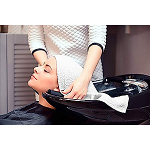 American Terry Mills 100% Cotton Economy Salon Towels Gym Towels Hand Towel, Maximum Softness, Absorbency & Durability, (15" L x 25" W 2.25Lbs/Doz, White, 24 Piece