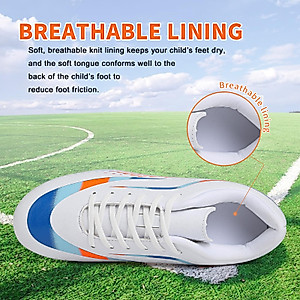 Kids Soccer Cleats Boys Girls Football Cleats For Big Boy Zapatos Para Niños Soccer Shoes For Boys Youth Softball Cleats Baseball Cleats Professional Spikes Competition Football Boots AG FG