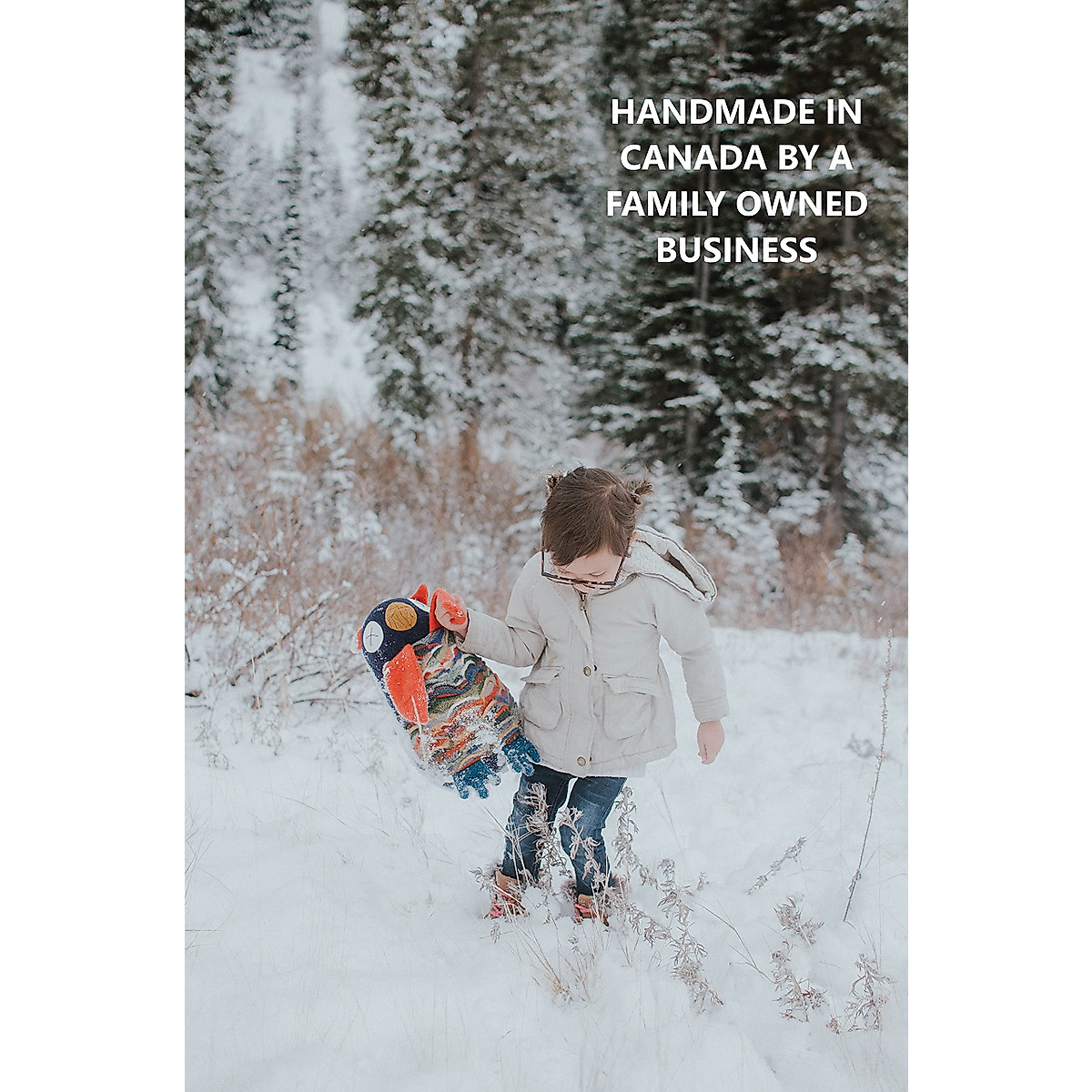 Cate & Levi - Hand Puppet - Premium Reclaimed Wool - Handmade in Canada - Puppets for Church (Set of 3 - Bunny, Cat, Unicorn)