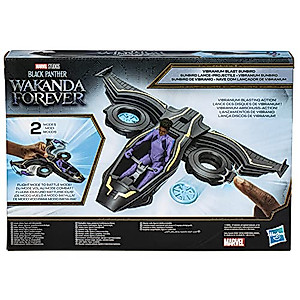 Spider-Man Marvel Studios' Black Panther Wakanda Forever Vibranium Blast Sunbird with 6-Inch Shuri Action Figure, Toy for Kids Ages 4 and Up
