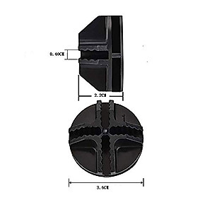 20 Pcs Wire Grid Cube Plastic Connectors for Modular Closet Storage Organizer and Wire Grid Cube Storage Shelving - White