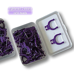 T.Smile Evolutionary Clean Dental Flossers, Kit of Refills Plus Long Handle (1 Handle + 100 Refills)