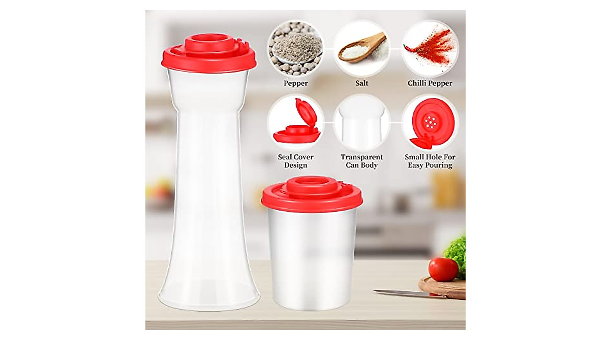 Stylish Hourglass Salt & Pepper Shaker Set for Outdoors