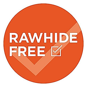 NutriChomps Dog Chews, 6-inch Braids, Easy to Digest, Rawhide-Free Dog Treats, Healthy, 4 Count, Real Peanut Butter Flavor