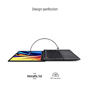 ASUS VivoBook S 14 OLED Slim Laptop, 14” 2.8K 16:10 Display, Intel Evo Platform, Intel Core i7-12700H CPU, 16GB RAM, 512GB SSD, Windows 11 Home, Indie Black, K3402ZA-DB74