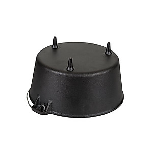 Stansport 16031 Cast Iron Dutch Oven - 8 Qt - With Legs - Pre-Seasoned