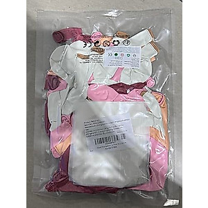 Dusty Pink Balloon Garland Double Stuffed Blush Pink Balloons Baby Pink Latex Balloon Arch Kit Dusty Rose Pastel Pink Party Balloons for Girl Boho Wedding Baby Bridal Shower Birthday Party Decorations