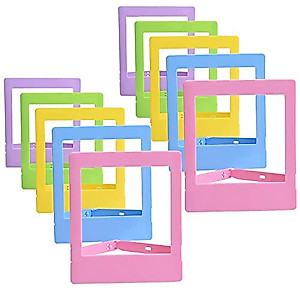 SUNMN 10 Pieces Colorful Photo Picture Frames Compatible with Fujifilm Instax Square SQ1 SQ6 SQ10 SQ20 Camera Film