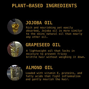 O'Douds Beard Oil for Men - Natural, Vegan Beard Conditioner & Mustache Oil with Jojoba Oil - Softens & Moisturizes Beards & Mustaches with Forest Scent (1oz.)