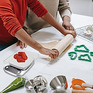 Beautyflier 2pcs Small Acrylic Tray, Digital Kitchen Scale Acrylic Tray, Cosmetic Storage Container for Vanity, Bathroom, Kitchen Cabinets