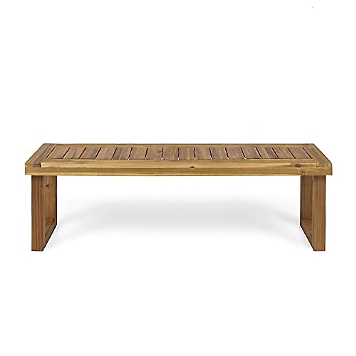 Christopher Knight Home Nestor Outdoor Acacia Wood Bench by Sandblast Natural