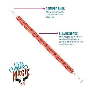 Milk Magic Sweet and Savory Bundle Milk Flavoring Straw | Gluten-Free BPA free Non-GMO Low in Sugar All-natural Flavor Straws | Encourage Milk Drinking with Flavor-Filled Straws - Pack of 8