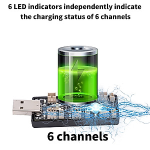 Battery Charger Module, USB to 3.7V Battery Charger Charging Accessory Supporting 0.2A/0.6A for Lithium Li-ion Battery for Lithium Battery Charging