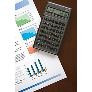 HP 17BII+ Financial Calculator, Silver