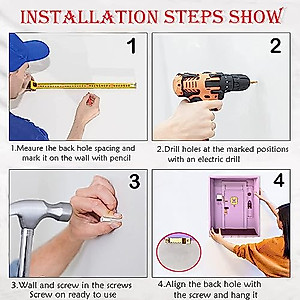 Friends Key Holder,Friends TV Show Merchandise,Friends TV Show Gifts,Friends Fan Art Key Holder,Purple Handmade Wooden Key Hooks Key Hangers for Wall Decorative,Entryway,Bathroom,Living Room Office