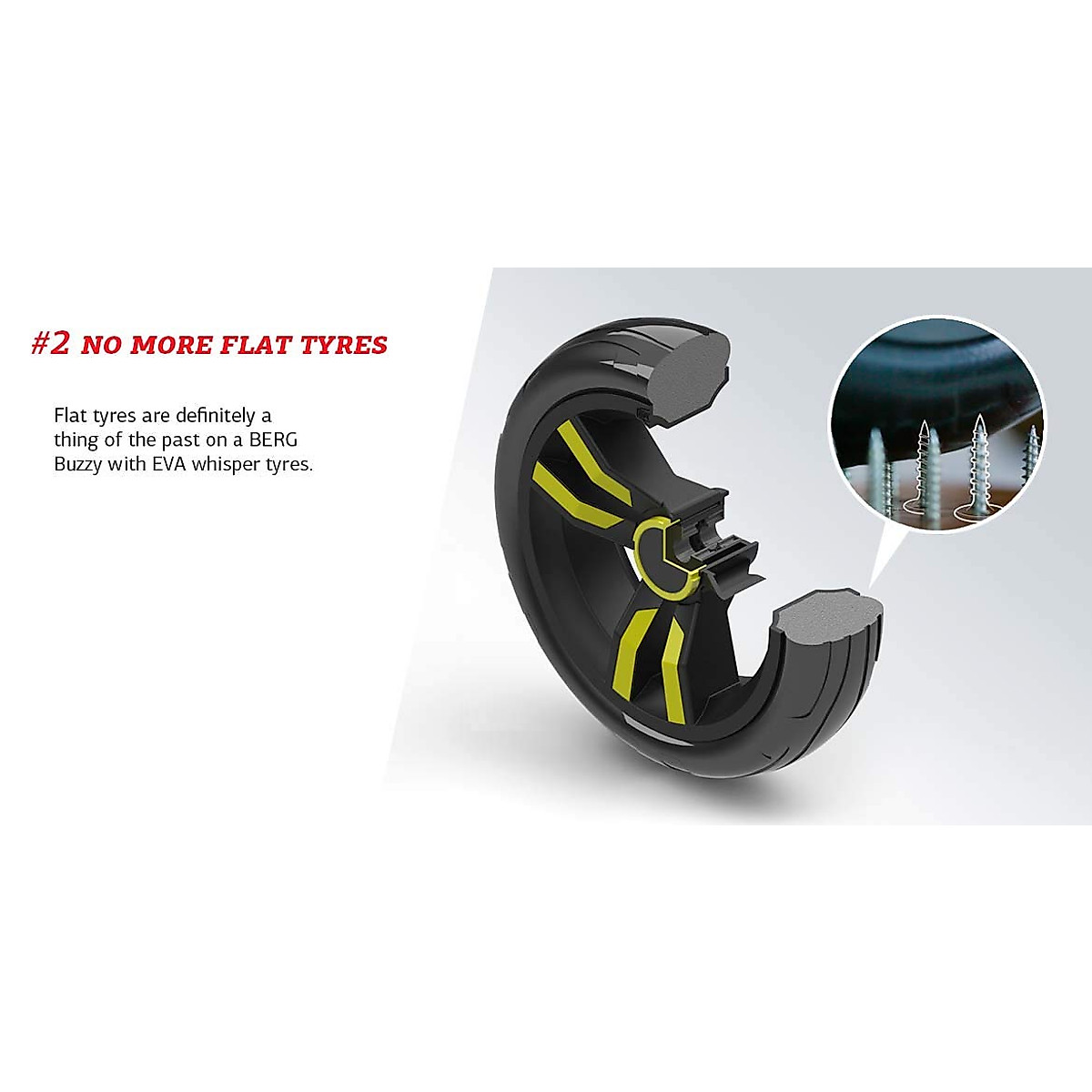 BERG Toys Buzzy Nitro Kids Pedal Go Kart for 2 to 5 Year Olds