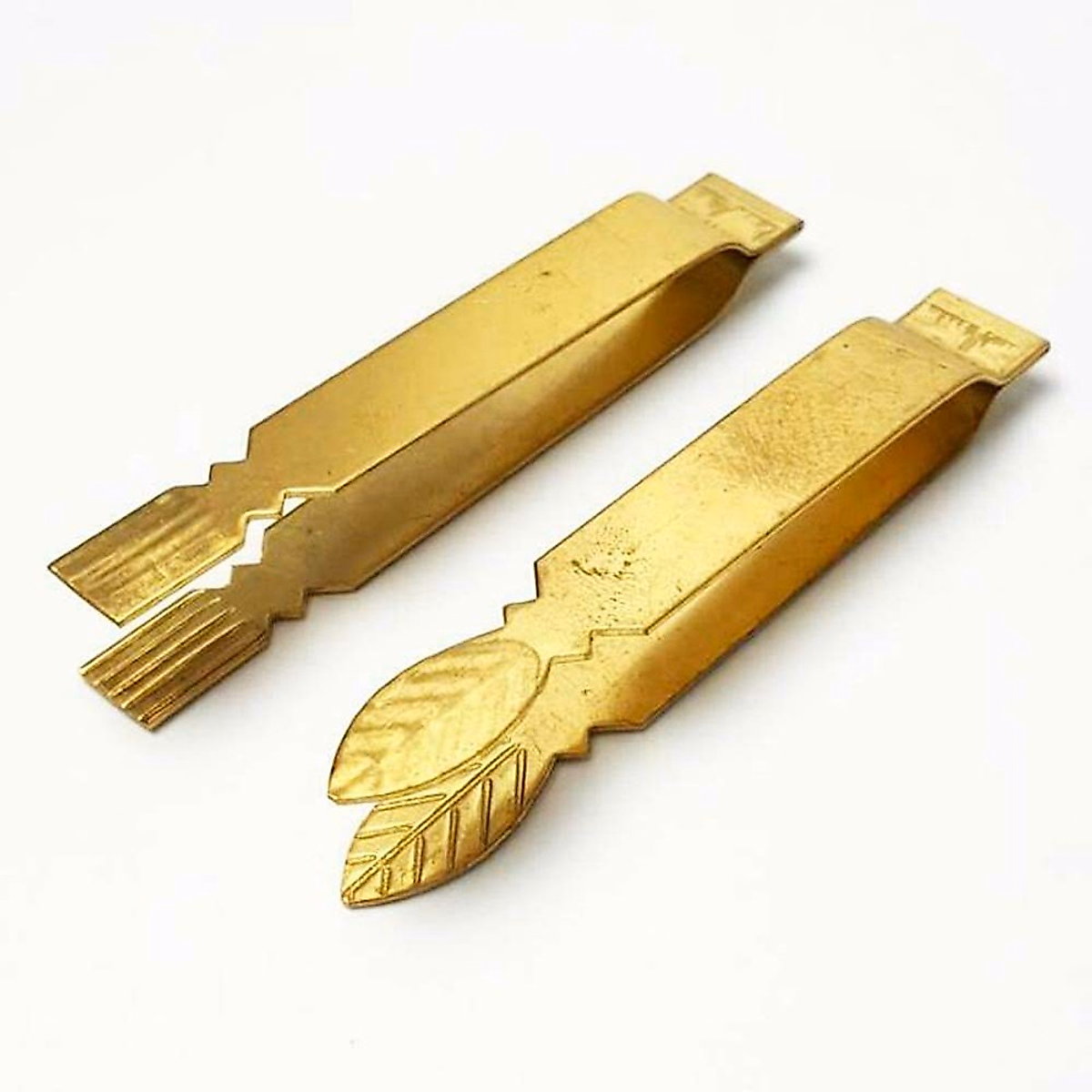 2 Pcs Pastry Tongs Thai Dessert Chor Muang Flower Shaped Dumpling Cooking Gadget Traditional