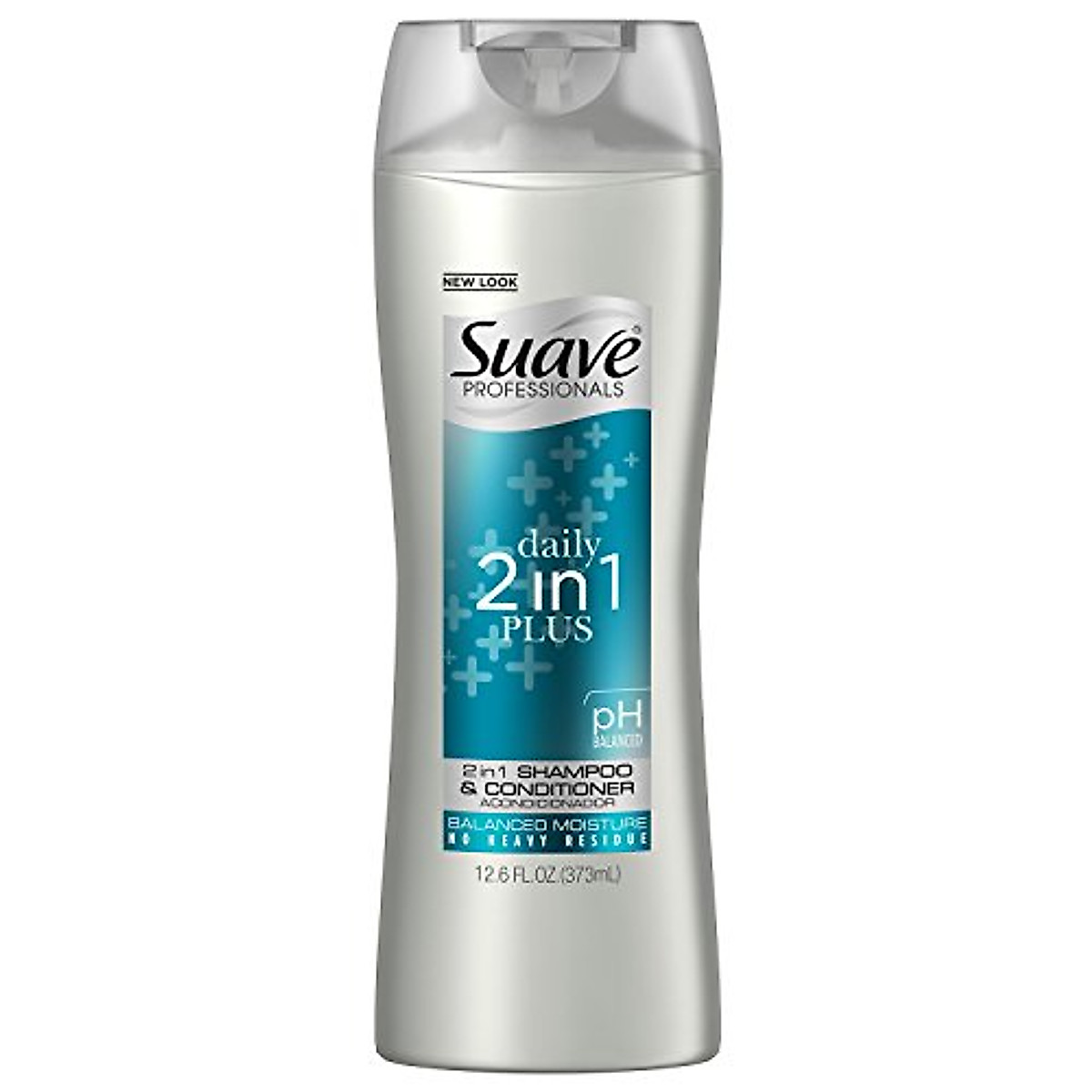 Suave Professionals Plus Conditioner 2 in 1, For all Hair Types, 12.6 Fl. Oz