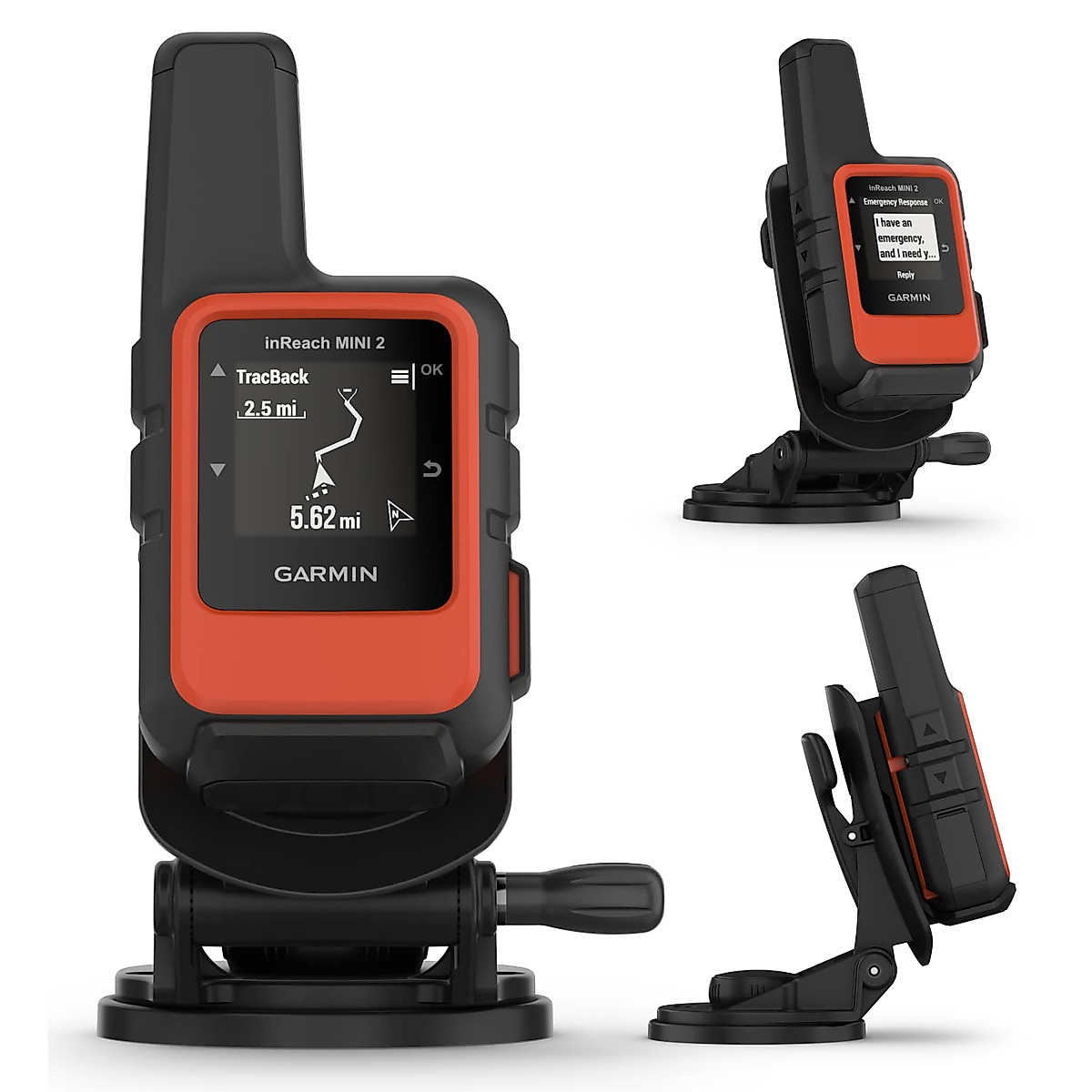 Wearable4U - Garmin inReach Mini 2 Marine Bundle, Compact Satellite Communicator, Portable Boating Handheld with Power Bundle