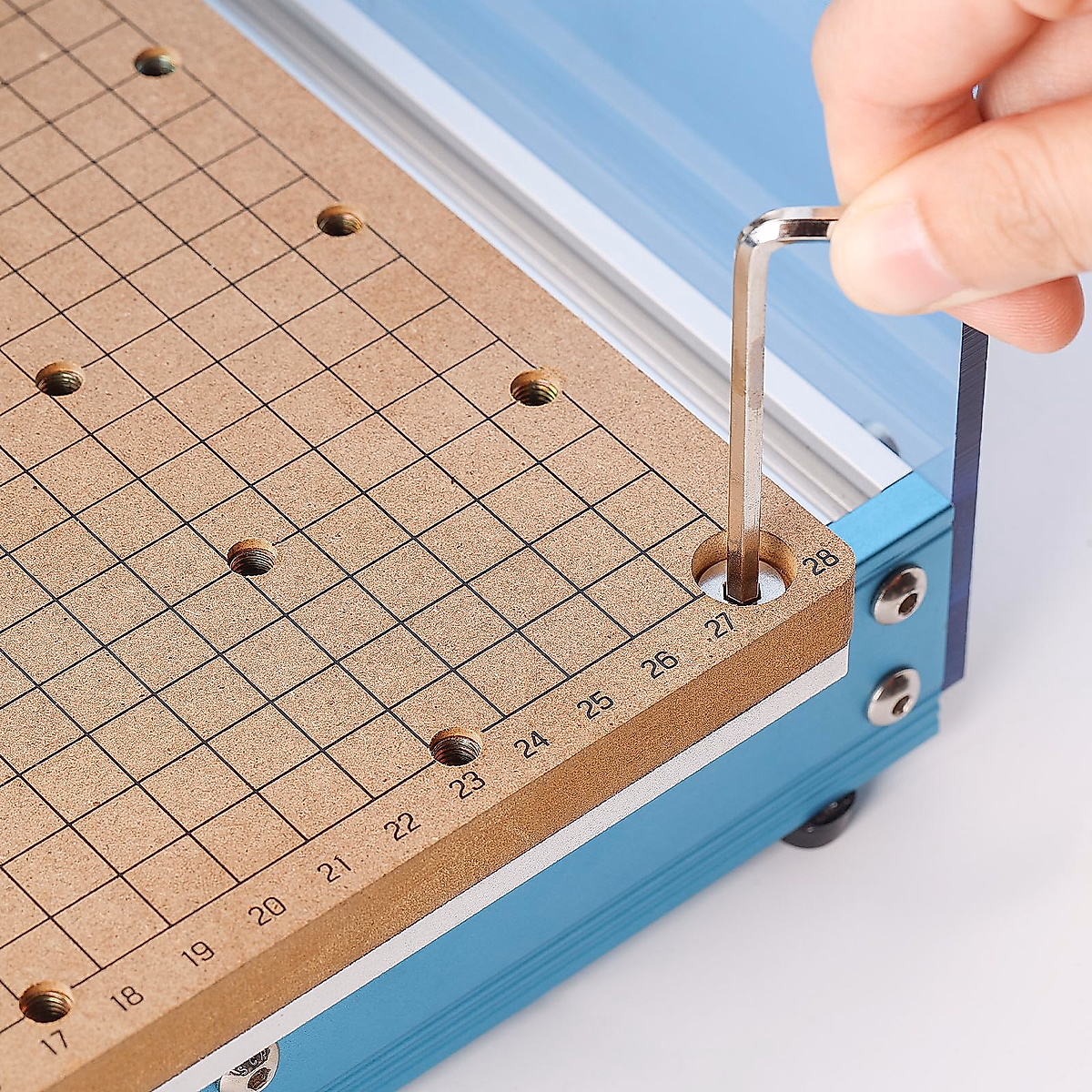 Genmitsu CNC MDF Spoilboard for 3018-PROVer V2, 300 x 180 x 12mm, M6 Holes (6mm), Screws are Included