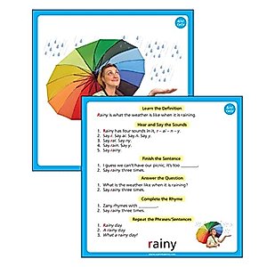 Super Duper Publications | Webber® Big Apraxia Photo Cards | Organized Words by Syllable for Ease of Speech Production | Vowels and Consonants | Basic Syllable Shapes | Activities with Instructions