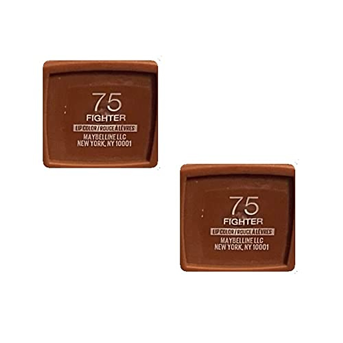 Pack of 2 Maybelline New York SuperStay Matte Ink Liquid Lipstick, Fighter # 75
