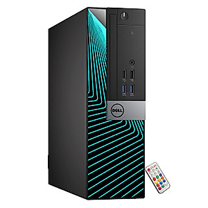 Dell OptiPlex Desktop Customized RGB Lights Computer Intel Core i7 3.40GHz 16 GB RAM 1TB SSD Windows 10 Pro - WiFi - Gaming PC Keyboard & Mouse HDMI (Renewed)
